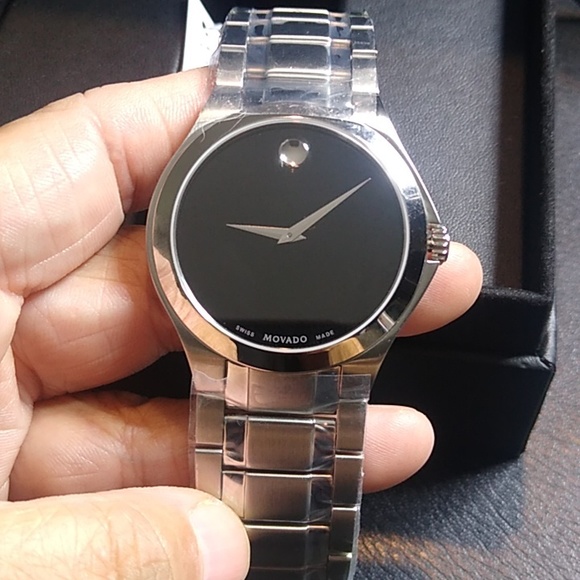 Movado | Accessories | Authentic Mens Silver Movado Watch | Poshmark